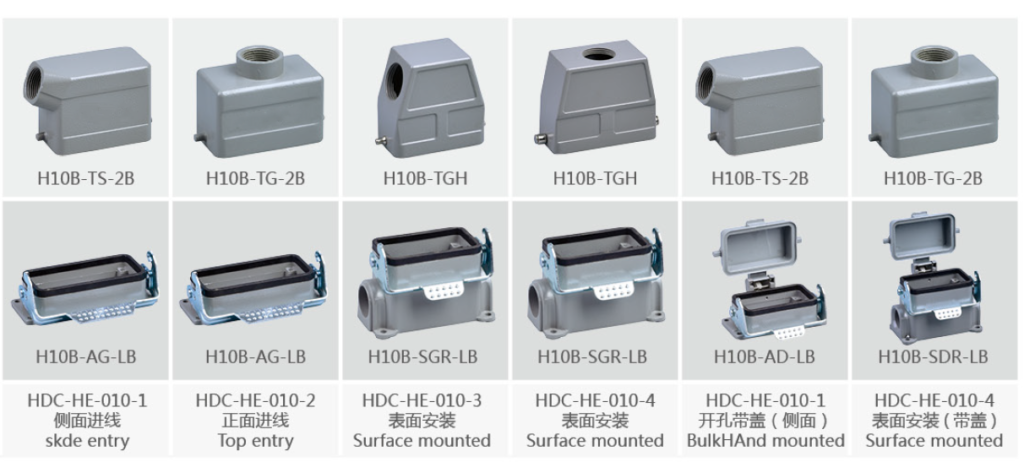HE-010-M 10 pins heavy duty connector-UMER HEAVY DUTY CONNECTOR