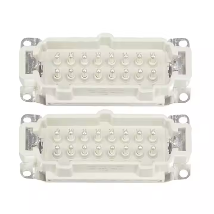 HE-016-M（17-32） 32 pins heavy duty connector male inserts